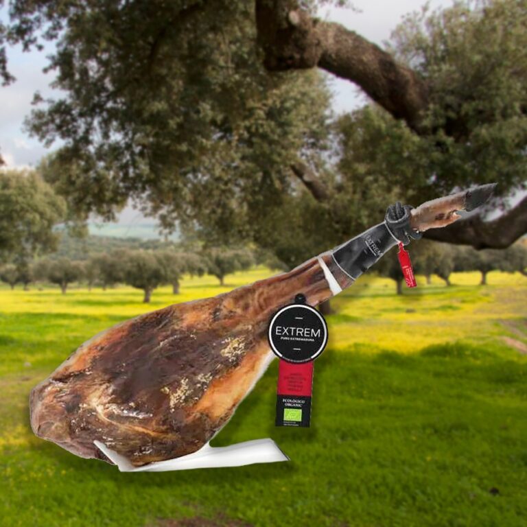 JAMÓN IBÉRICO DE BELLOTA 75% RAZA IBÉRICA D.O EXTREMADURA, CON ...